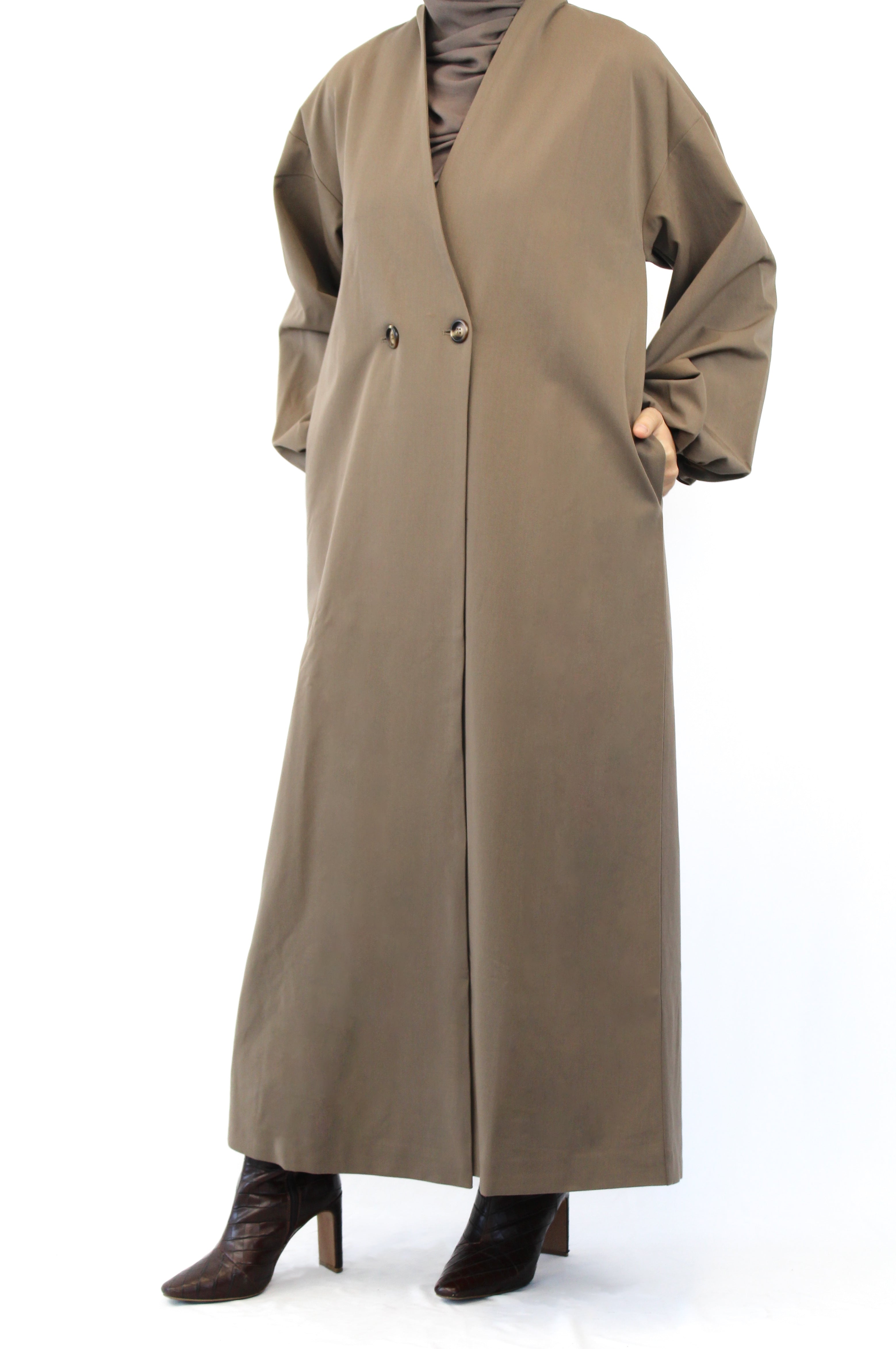 Istanbul Trench Abaya – The Modest Edit